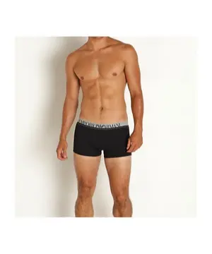 Emporio Armani Elastic Waist Panties - Brown