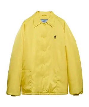 Prada Logo-embroidered Padded Shirt Jacket