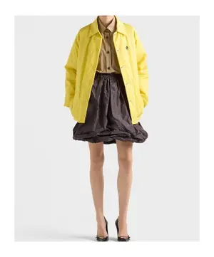 Prada Logo-embroidered Padded Shirt Jacket