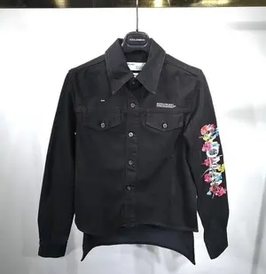 Off-White Embroidered Casual Jacket