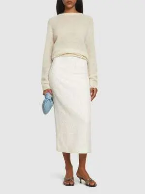 ROTATE BY BIRGER CHRISTENSEN Split Detail Skirt