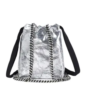 ANN DEMEULEMEESTER Gael Drawstring Chain Mini Bag