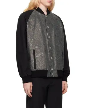 Balmain Embellished Bomber Jacket - Black