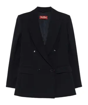 Max Mara Double-breasted Long Sleeve Jacket