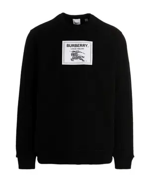 Burberry Label Cotton Sweatshirt