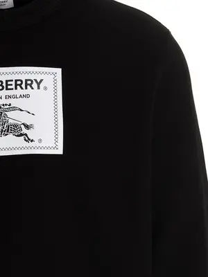 Burberry Label Cotton Sweatshirt