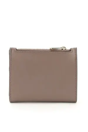 FERRAGAMO A Half-fold Wallet Decorated With A Bow - Gray