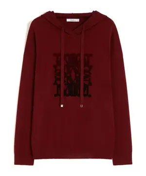 Max Mara Logo Detail Hooded Sweater