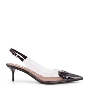 Alaïa Le Coeur Slingback Pumps - Black