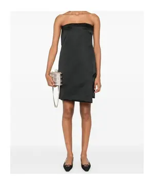 Philosophy Di Lorenzo Serafini Wrap Mini Dress - Black
