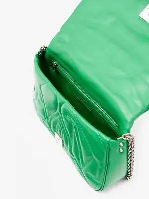 Alexander McQueen Seal Quilted Shoulder Bag - Green