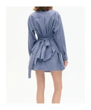 Baum Und Pferdgarten Matina Belted Checked Shirt