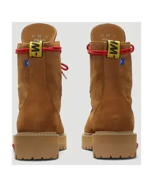 Off-White Lace-up Ankle Boots
