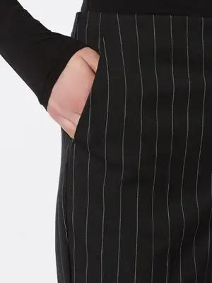 Sportmax Pinstriped Flared Trousers