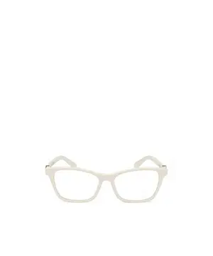 Moncler Rectangular Frame Eyeglasses - White