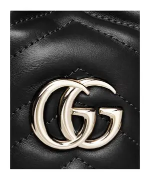 Gucci Gg Marmont Small Bucket Bag - Black