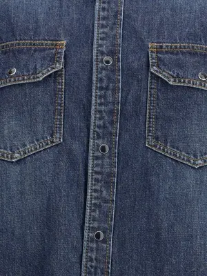 Sacai Patch-pocket Shirt - Blue