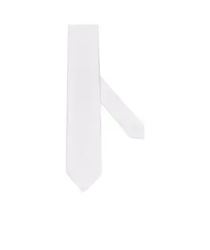Zegna Silk Neck Tie - White