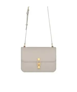 Saint Laurent Le Carré Satchel Bag - Retro White