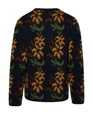 Etro Floral Intarsia Knitted Crewneck Jumper