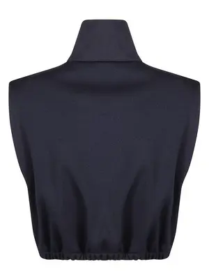 Miu Miu Sleeveless High Collar Top - No