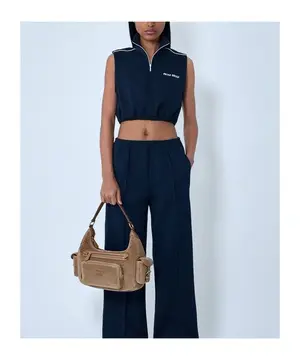 Miu Miu Sleeveless High Collar Top - No