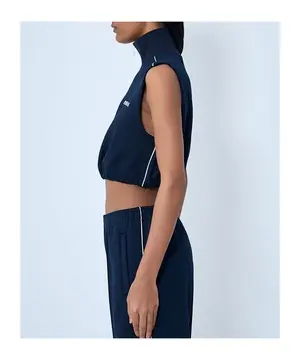 Miu Miu Sleeveless High Collar Top - No