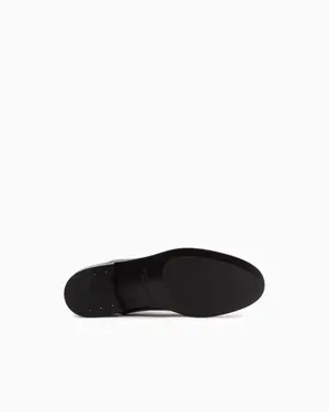Giorgio Armani Almond Toe Lace-up Derby Shoes