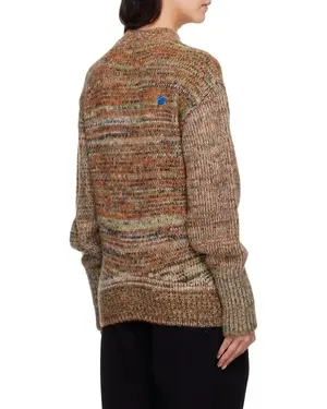 ADER ERROR Striped Round Neck Knitted Sweater