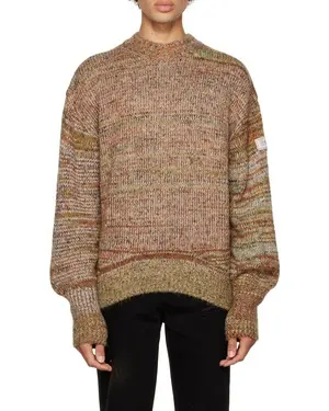 ADER ERROR Striped Round Neck Knitted Sweater
