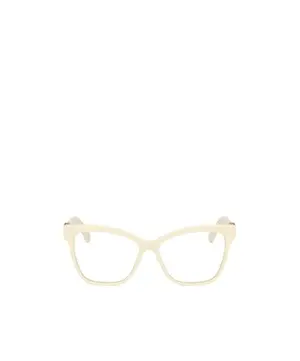 Moncler Square Frame Eyeglasses - Pure Ivory