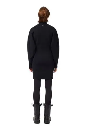DIESEL® Roll-neck Long-sleeve Knit Dress
