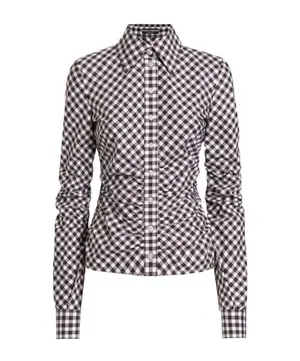 Dolce & Gabbana Checked Twill Shirt - Gray