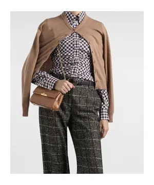 Dolce & Gabbana Checked Twill Shirt - Gray
