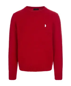 Polo Ralph Lauren Embroidered Crewneck Jumper - Red