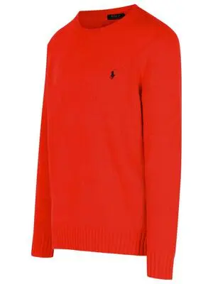 Polo Ralph Lauren Embroidered Crewneck Jumper - Red
