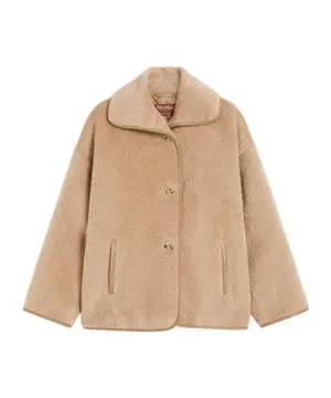 Max Mara Long-sleeved Button-up Jacket
