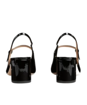 Gucci Horsebit Detailed Square Toe Pumps - Black