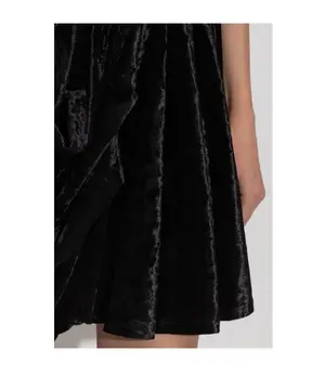 GANNI Draped Mini Skirt - Black