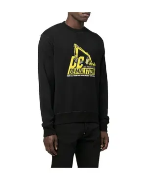 Dsquared2 Graphic Print Cotton Sweatshirt