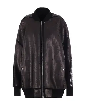 Rick Owens Peter Sequin Embellished Bomber Jacket