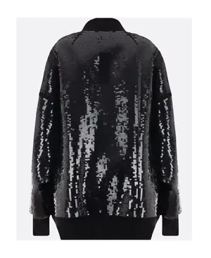 Rick Owens Peter Sequin Embellished Bomber Jacket