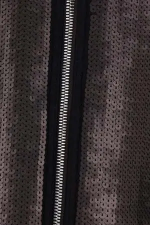 Rick Owens Peter Sequin Embellished Bomber Jacket