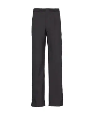 Prada Flared Pyjama Pants - Black