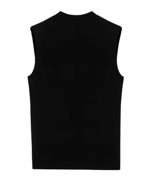ANINE BING Venice V-neck Vest - Blak