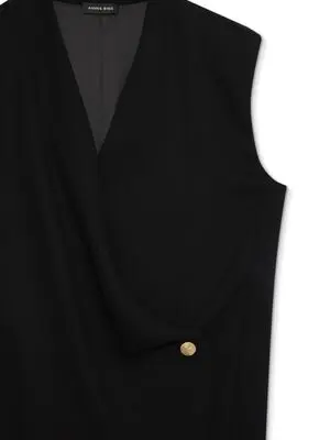 ANINE BING Venice V-neck Vest - Blak