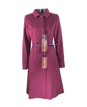 Max Mara Logo Cashmere Coat