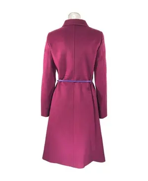 Max Mara Logo Cashmere Coat