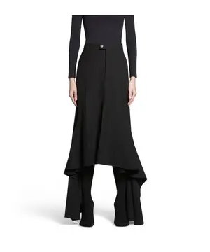 Balenciaga Deconstructed Godet Skirt
