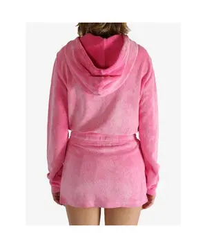Alexander Wang Embroidered Hooded Zip-up Top - Pink